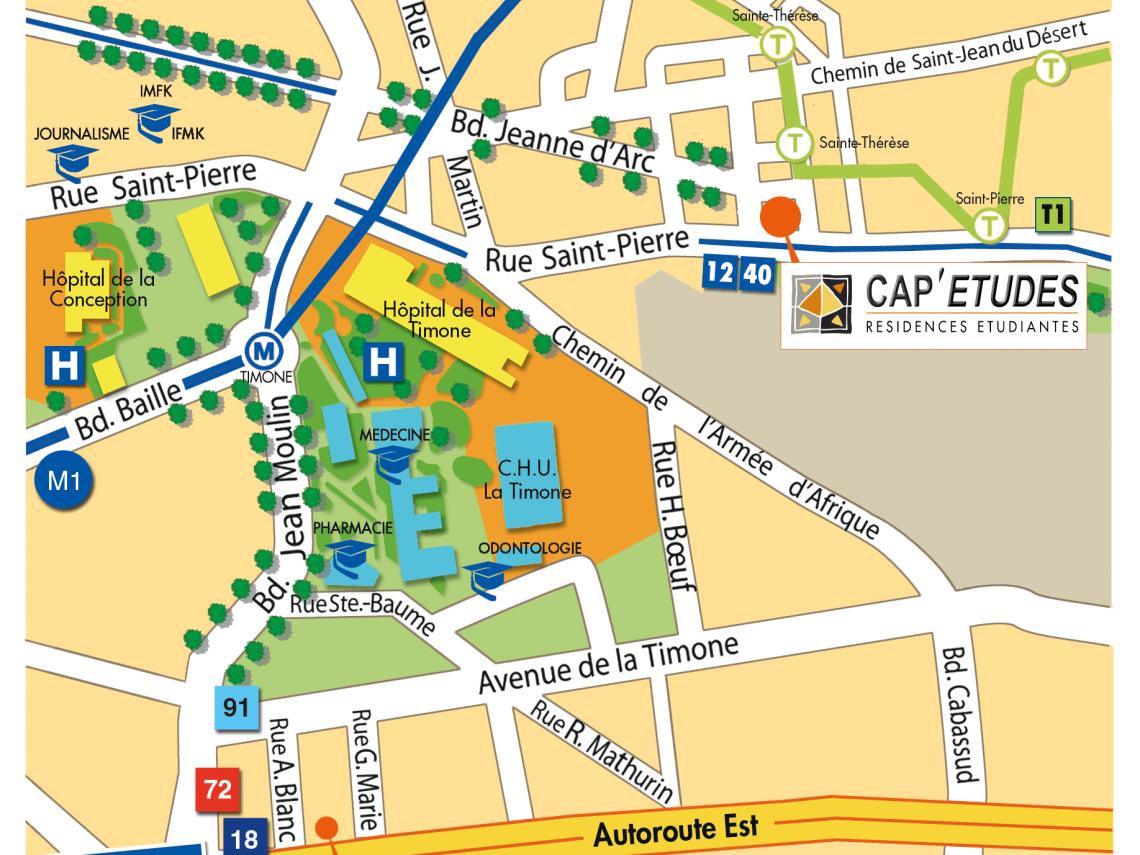 CAP'ETUDES TIMONE II - 13005 - Marseille - Résidence service étudiant